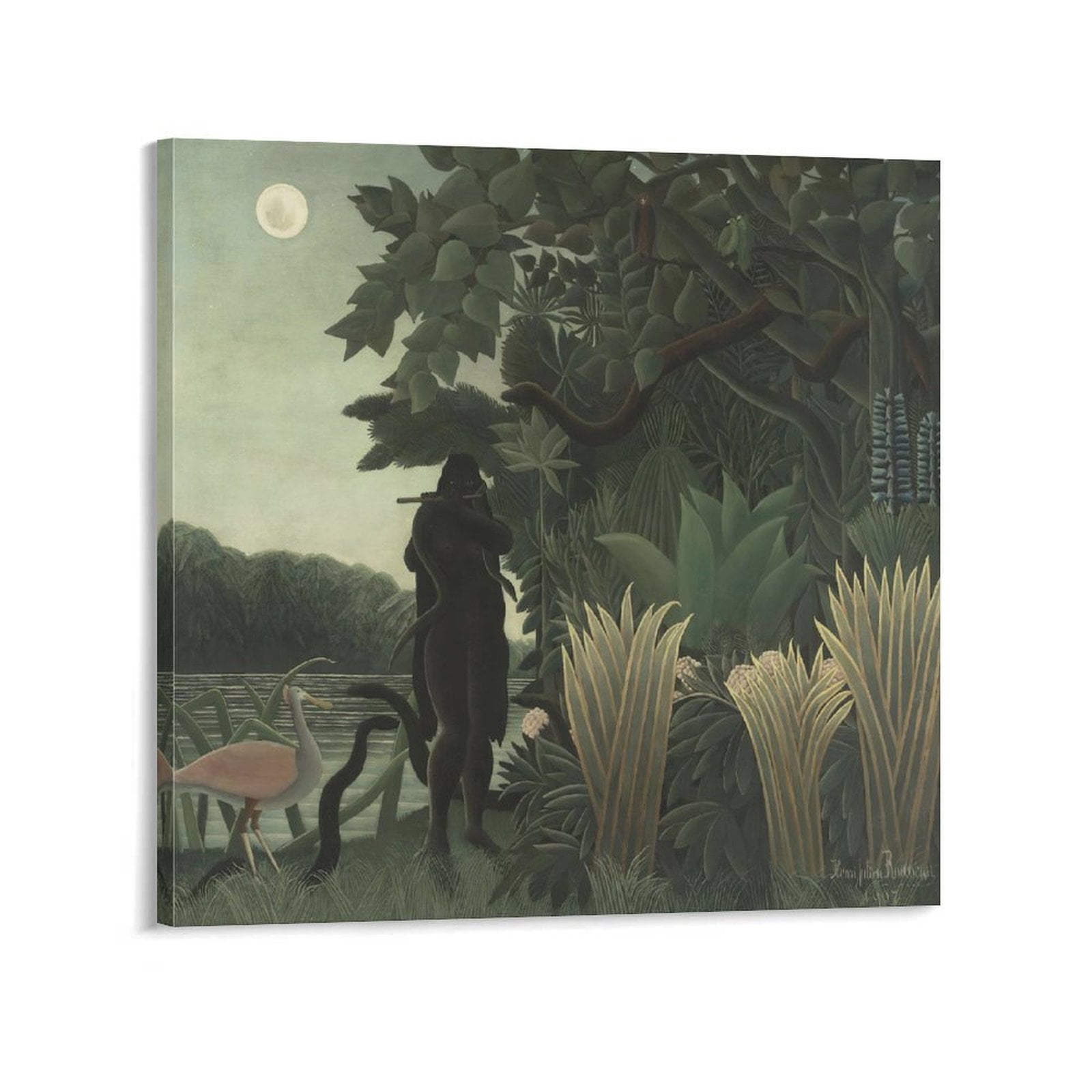 Henri Rousseau Poster - The Snake Charmer Artworks Picture Print Poster ...