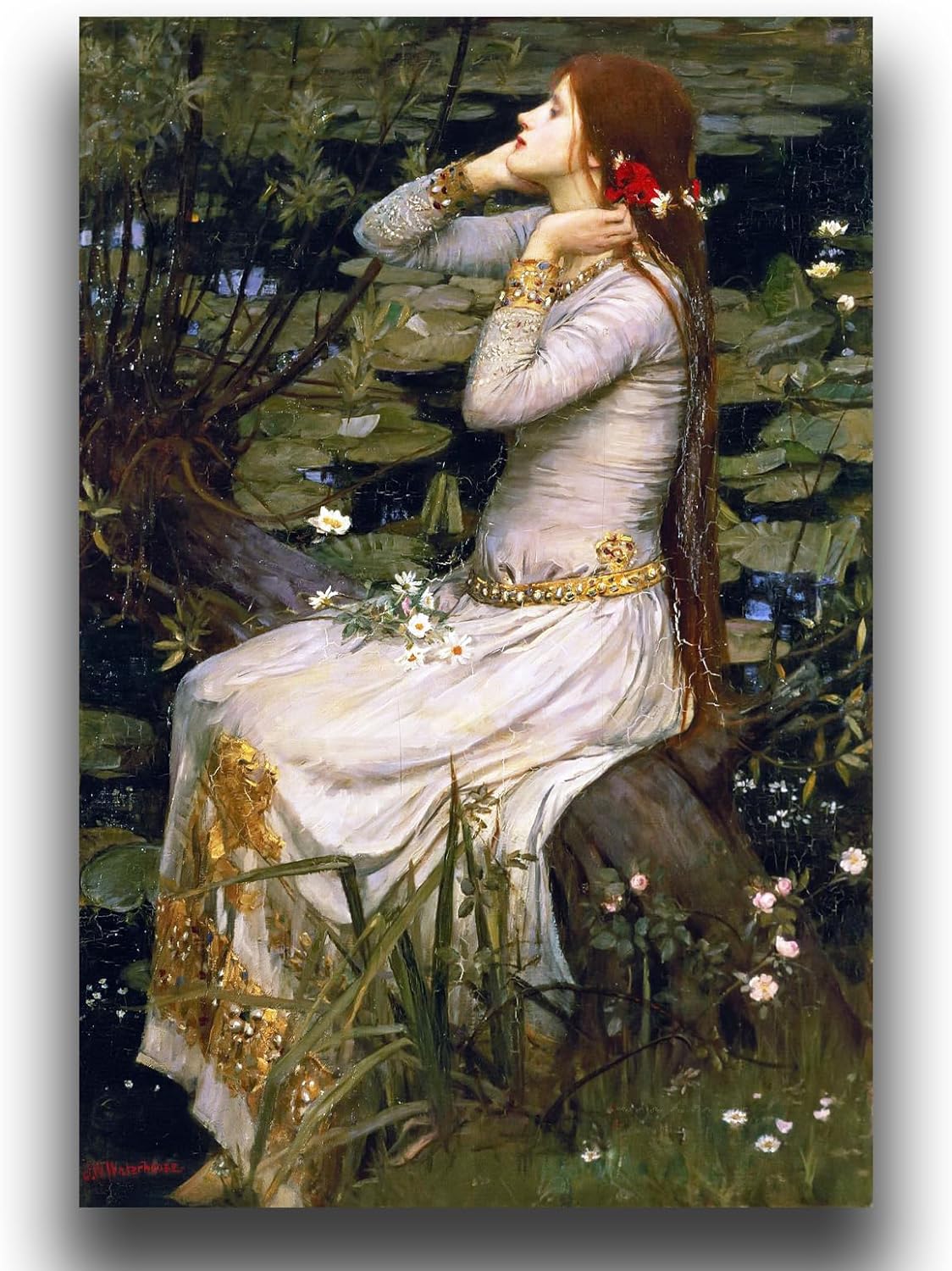 Henri Rousseau Stone Canvas Wall Art - Sleeping Gypsy Poster - Post ...