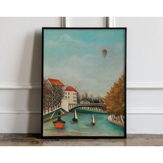 Henri Rousseau Study for View of the Pont de Sevres Henri Rousseau ...