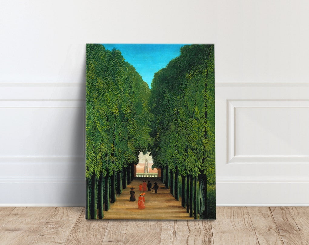 Henri Rousseau, The Avenue In The Park Wall Art, Henri Rousseau Poster ...