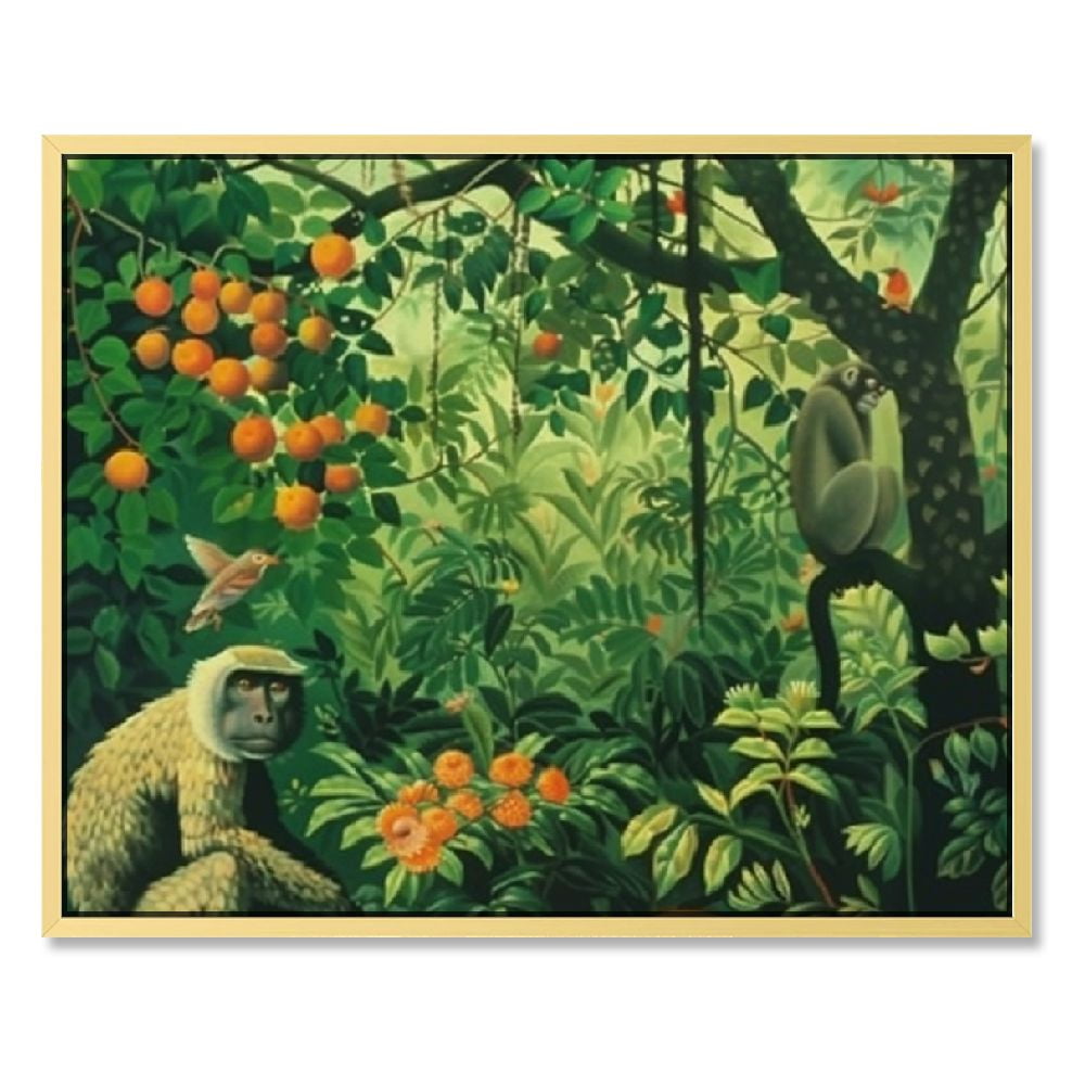 Henri Rousseau Wall Art - Exotic landscape Print Poster - Vintage ...
