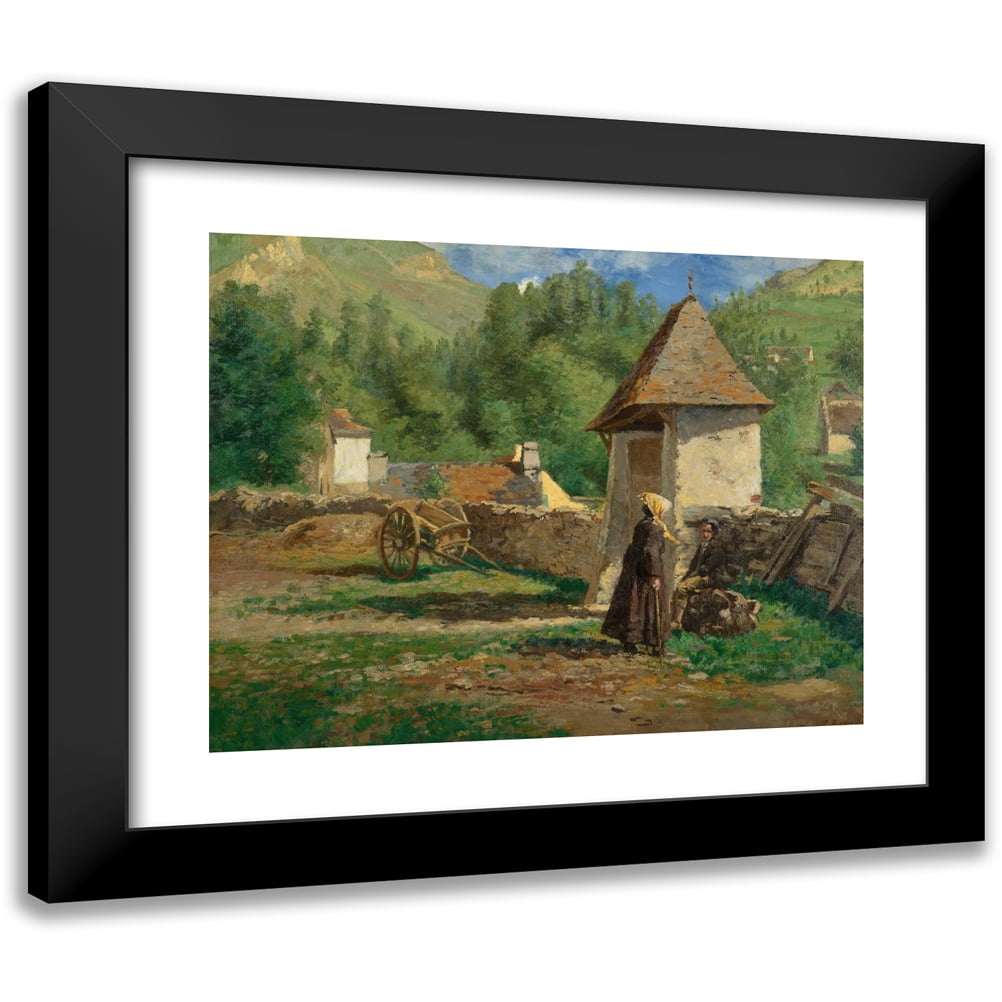 Henri Stanislas Rouart 14x12 Black Modern Framed Museum Art Print ...