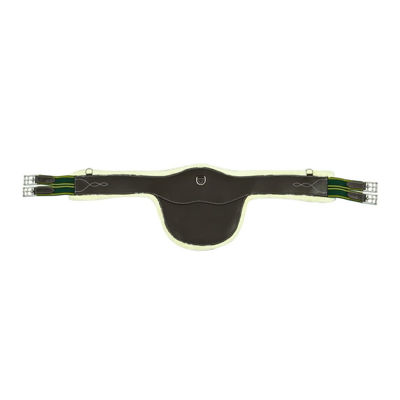 Henri de Rivel Anatomic Jumping Belly Guard Girth with Sherpa Fleece-Havana-56 - Walmart.com