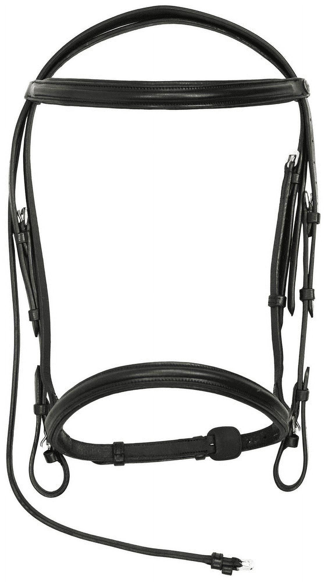 Henri de Rivel Pro Padded Dressage Bridle with Web Reins - Walmart.com