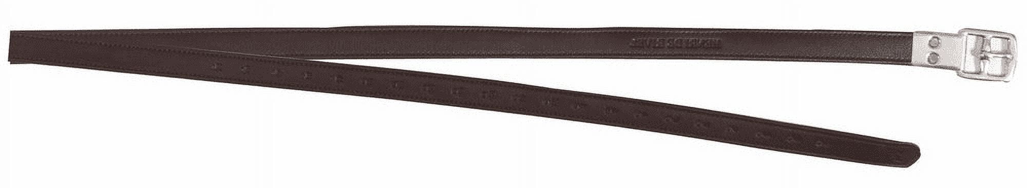 Henri de Rivel Triple Covered Close Contact Stirrup Leathers 54 Havana ...