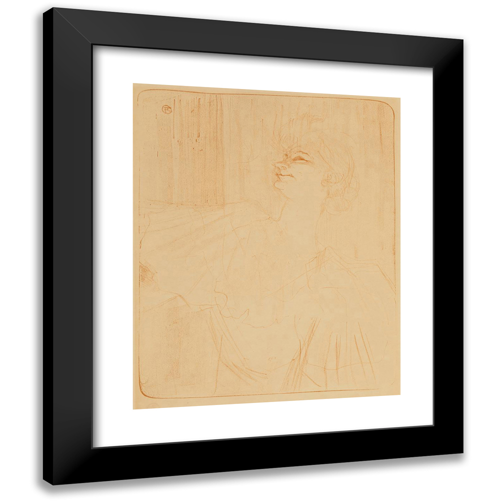 Henri de Toulouse-Lautrec 12x14 Black Modern Framed Museum Art Print ...
