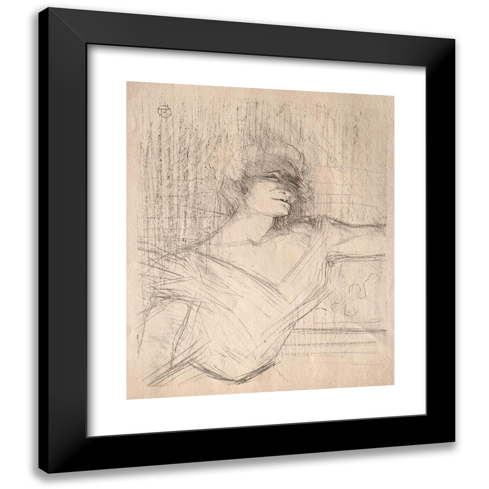 Henri de Toulouse-Lautrec 12x14 Black Modern Framed Museum Art Print ...