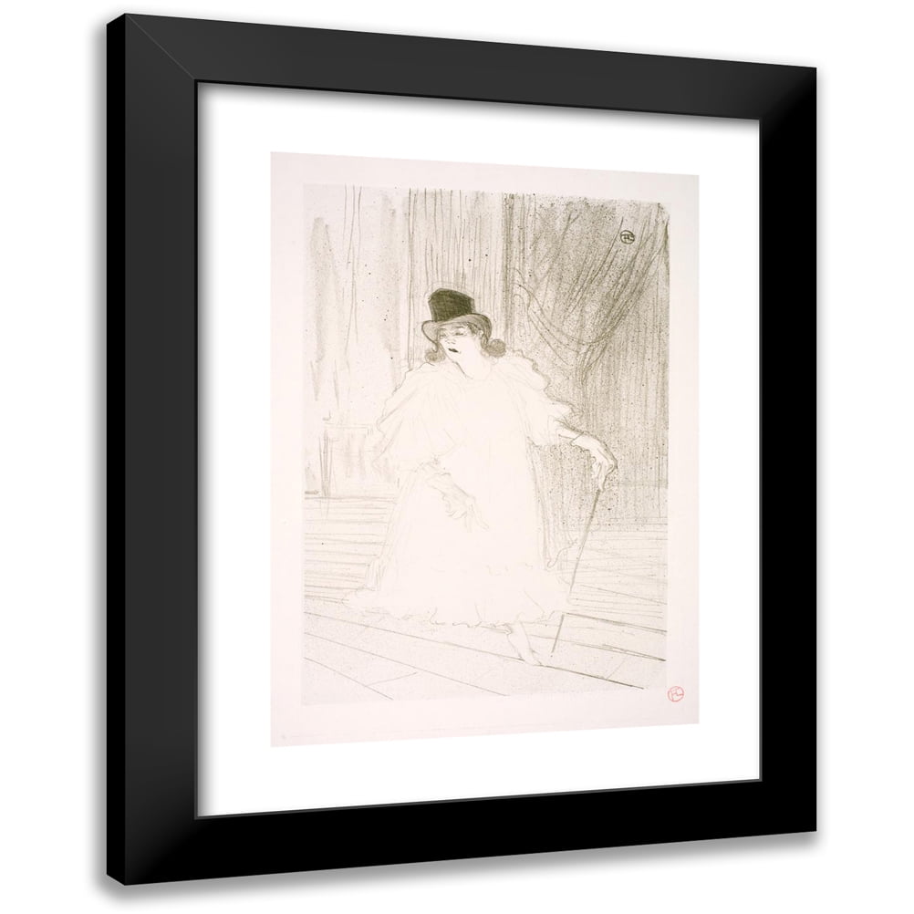 Henri de Toulouse-Lautrec 14x18 Black Modern Framed Museum Art Print ...