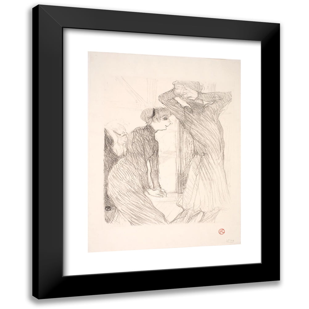 Henri de Toulouse-Lautrec 14x18 Black Modern Framed Museum Art Print ...