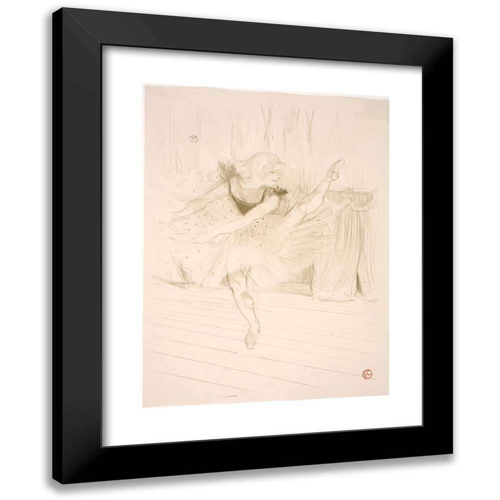 Henri de Toulouse-Lautrec 14x18 Black Modern Framed Museum Art Print ...