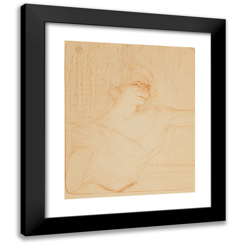 Henri de Toulouse-Lautrec 15x18 Black Modern Framed Museum Art Print ...