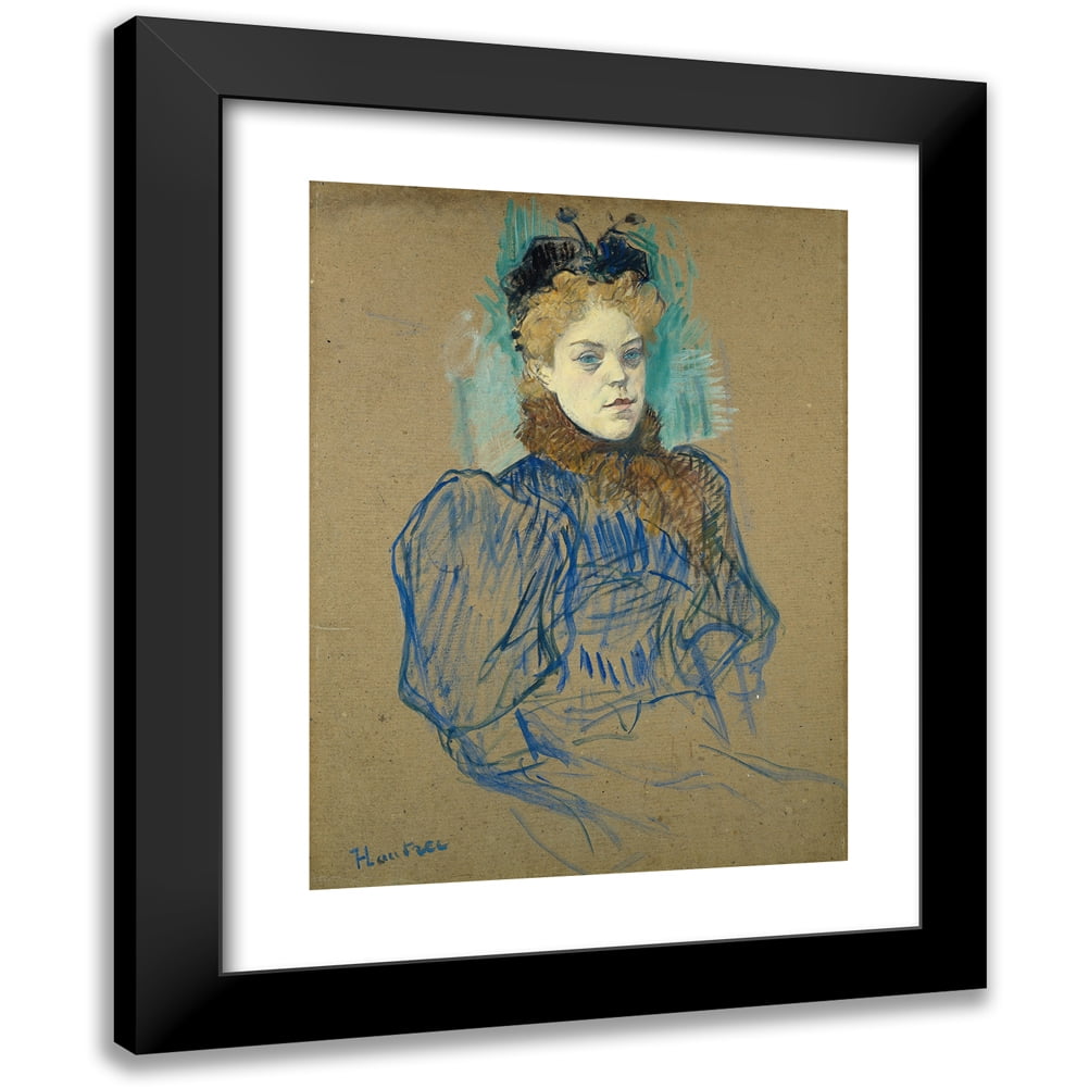 Henri de Toulouse-Lautrec 19x24 Black Modern Framed Museum Art Print ...