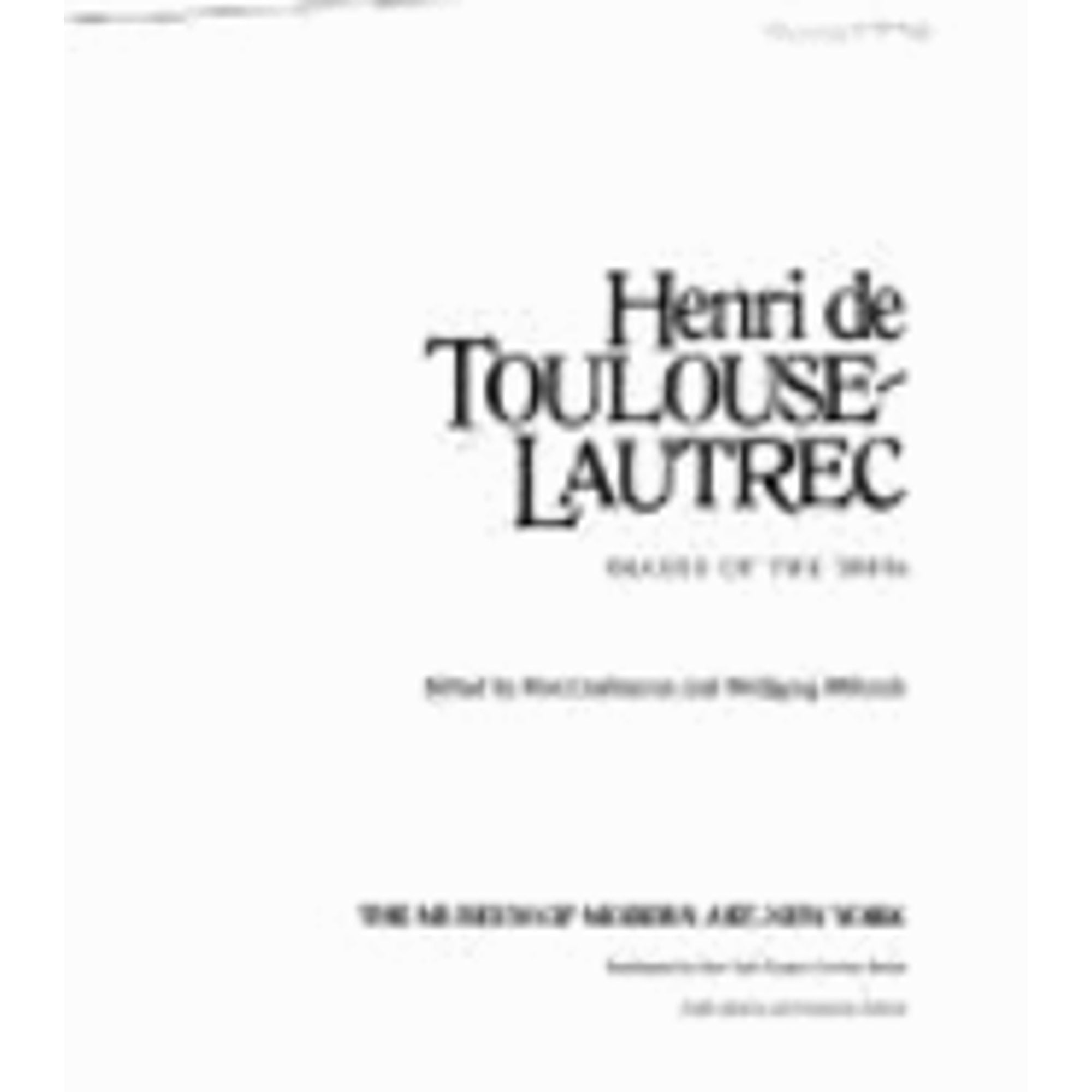 Pre-Owned Henri de Toulouse-Lautrec: Images of the 1890's (Paperback ...