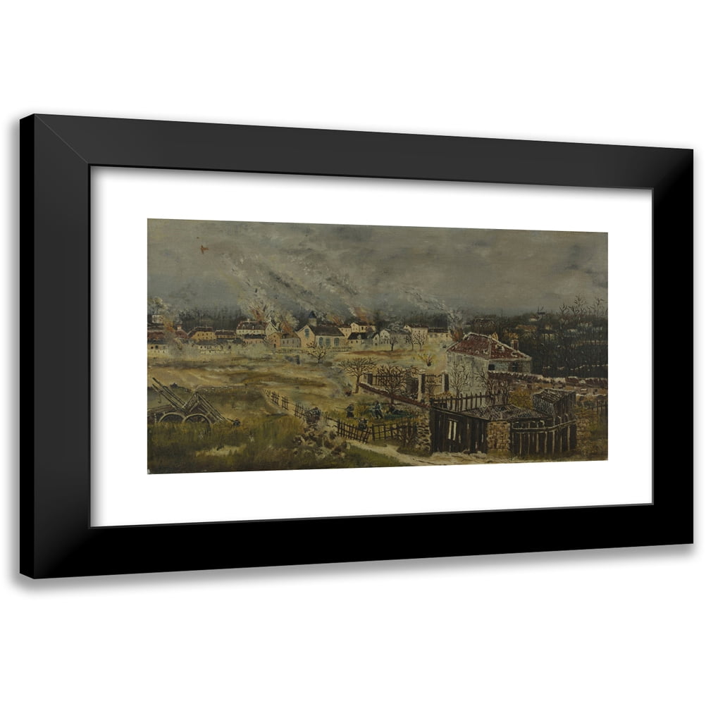 Henri Émilien Rousseau 24x15 Black Modern Framed Museum Art Print ...