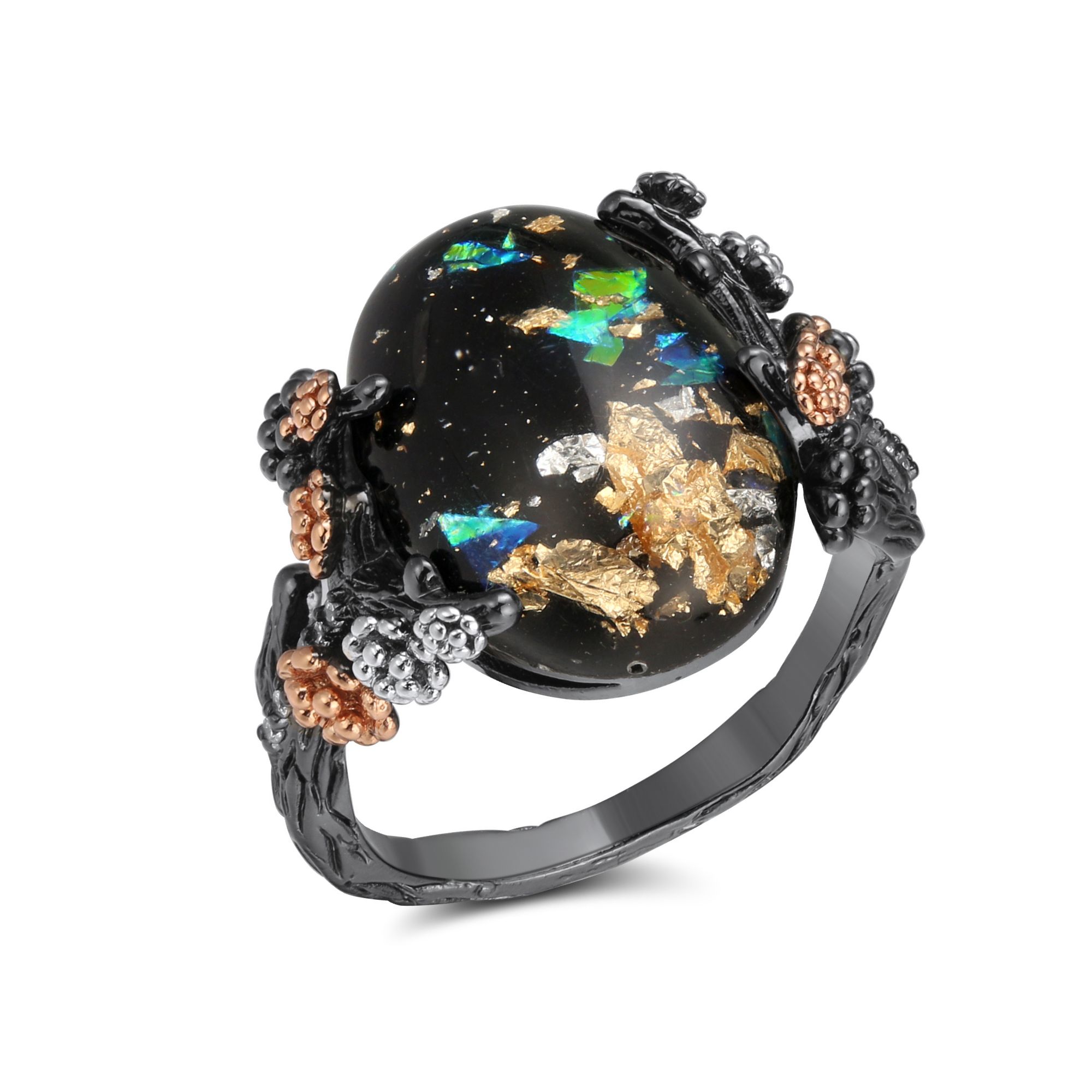 Henrietta Fire Opal Engagement Ring for Women Promise Ginger Lyne Collection - Walmart.com