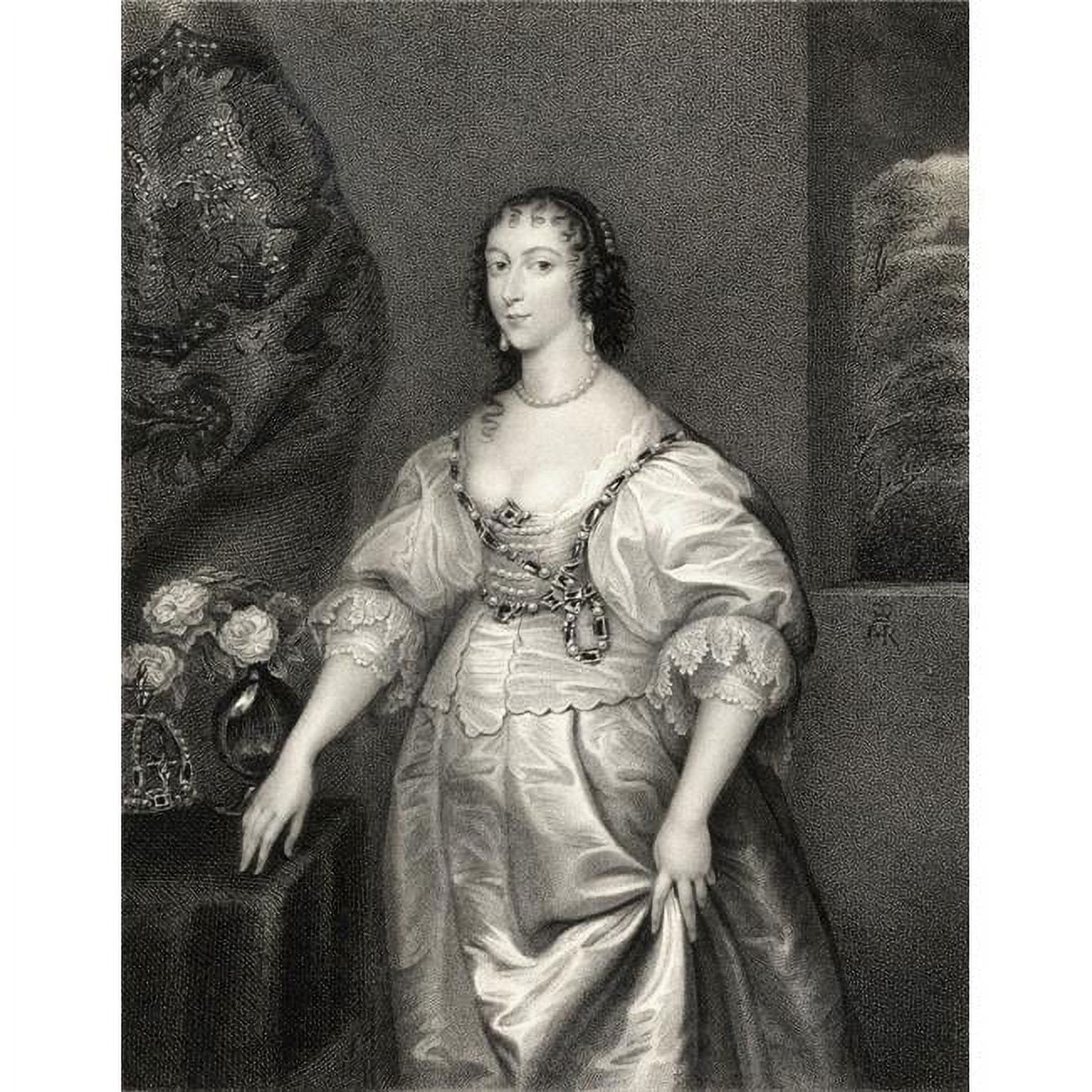 Henrietta Maria 1609-1669 Daughter of Henry IV of France & Queen of ...