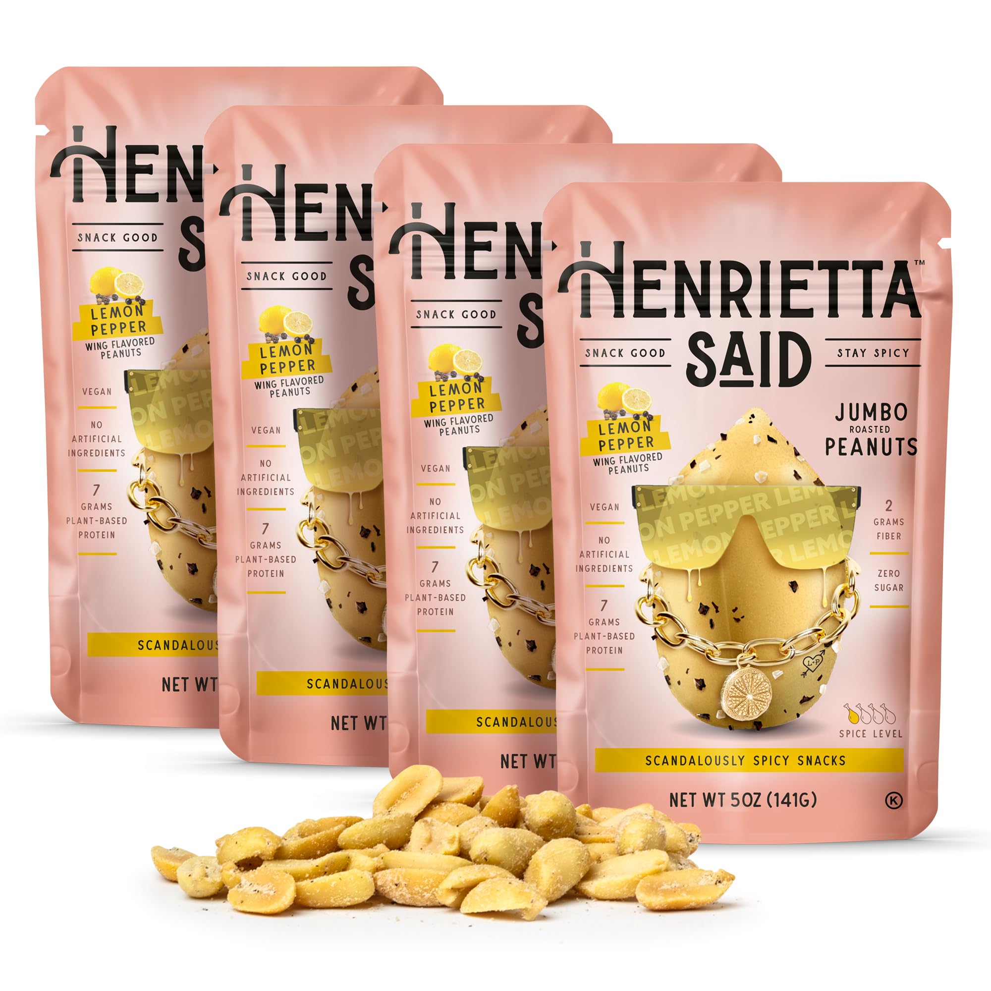 Henrietta Said Wing-Flavored Peanuts - HYZ01 Truly Good Foods Snacking ...