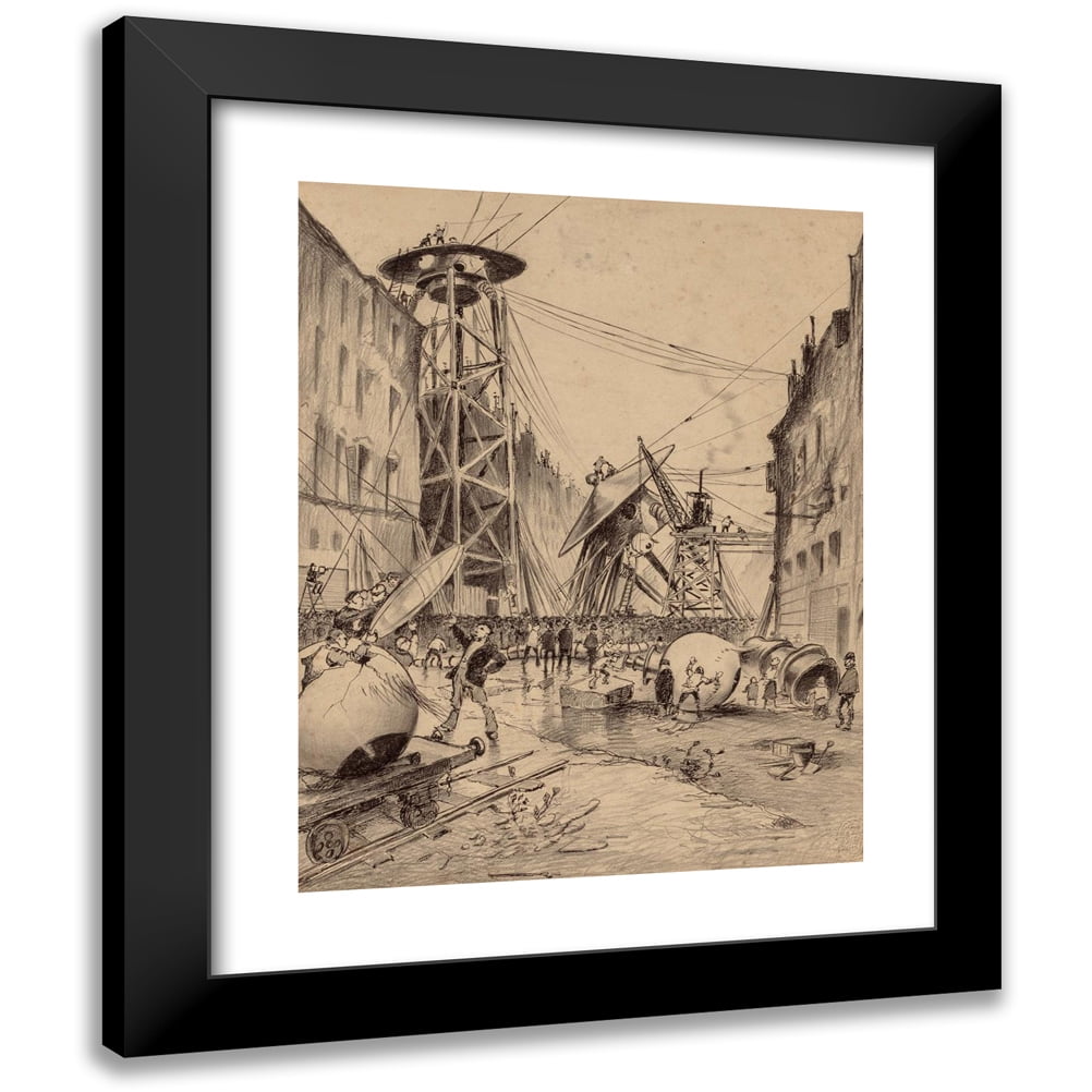Henrique Alvim Corrêa 12x14 Black Modern Framed Museum Art Print Titled ...