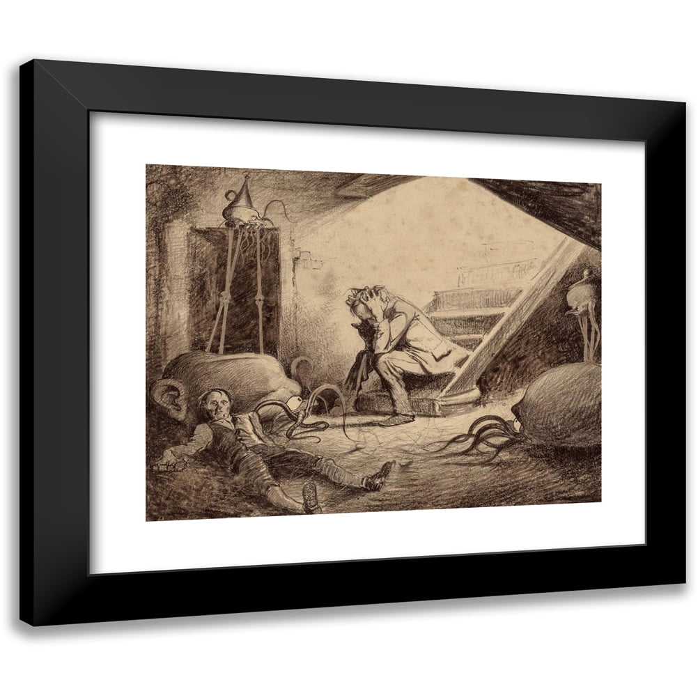 Henrique Alvim Corrêa 24x20 Black Modern Framed Museum Art Print Titled ...