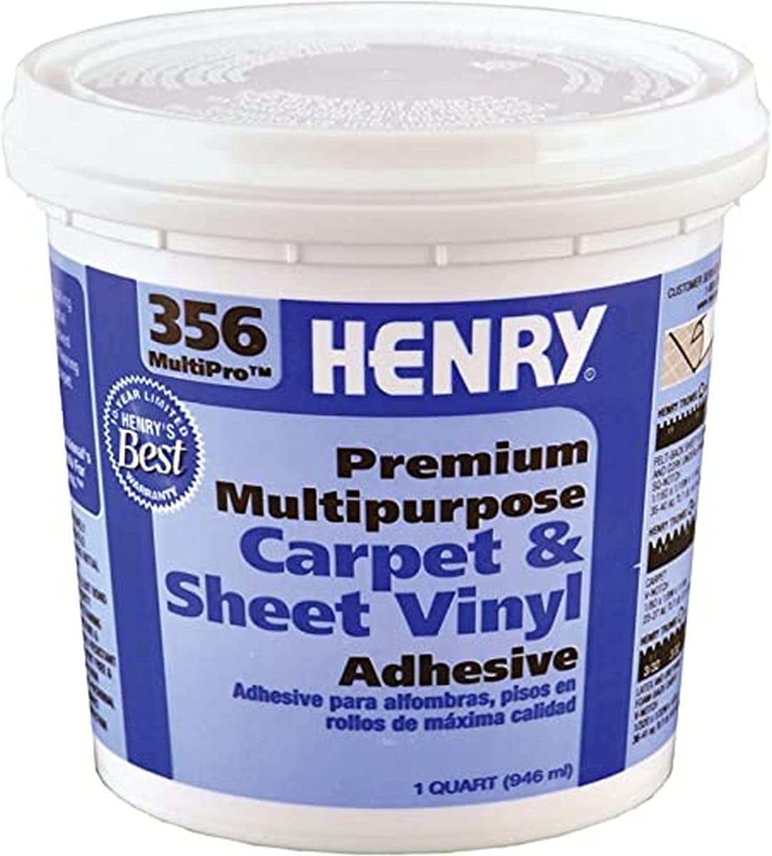 Henry 356 MultiPro Premium Multipurpose High Strength Paste Carpet ...