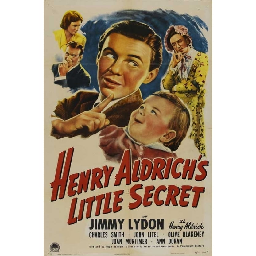 Henry Aldrich's Little Secret Movie Poster (11 x 17) - Walmart.com