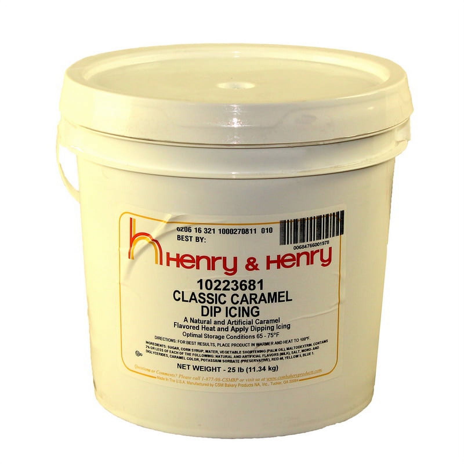Henry And Henry Caramel Classic Dip Icing, 25 Pounds - Walmart.com