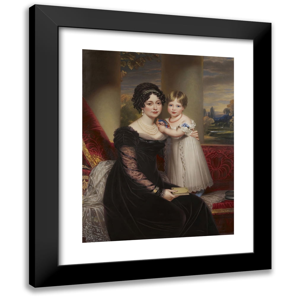 Henry Bone 19x24 Black Modern Framed Museum Art Print Titled - The ...