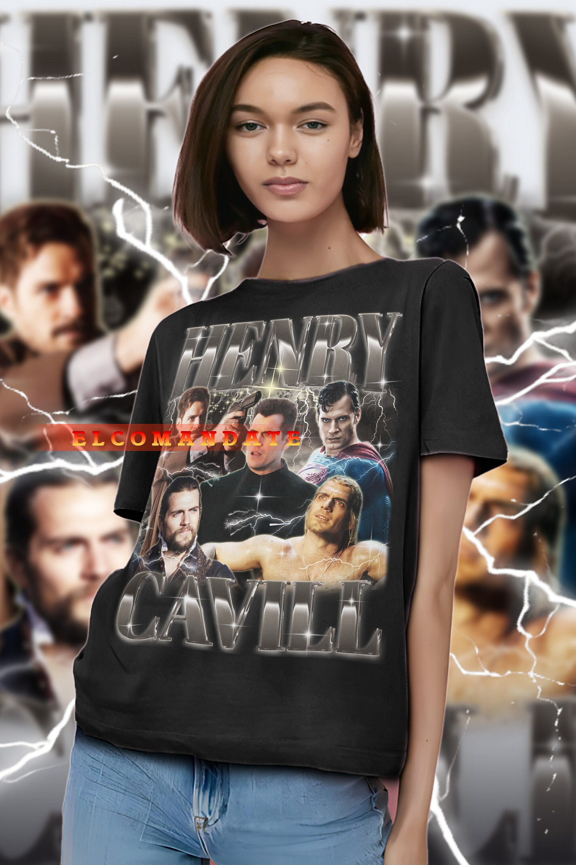 Henry Cavill Vintage Shirt Henry Cavill Homage Tshirt Henry Cavill Fan ...