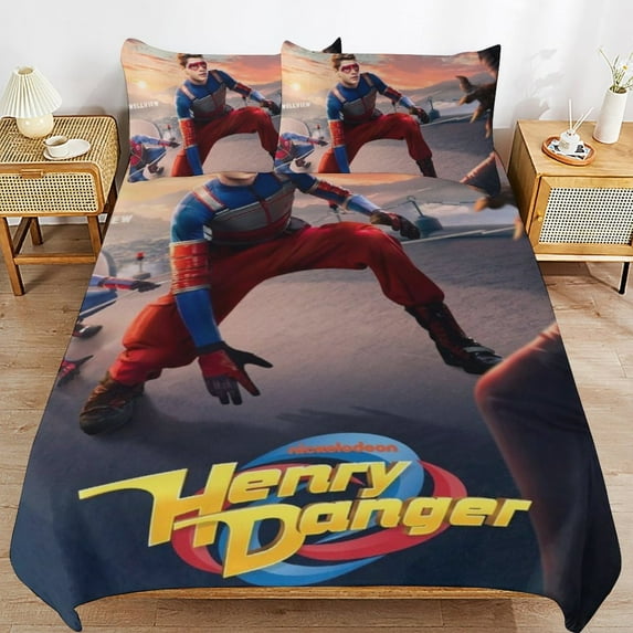 Henry Danger 3-Piece Bedding Set, 1 Comforter Cover + 2 Pillow Covers ...