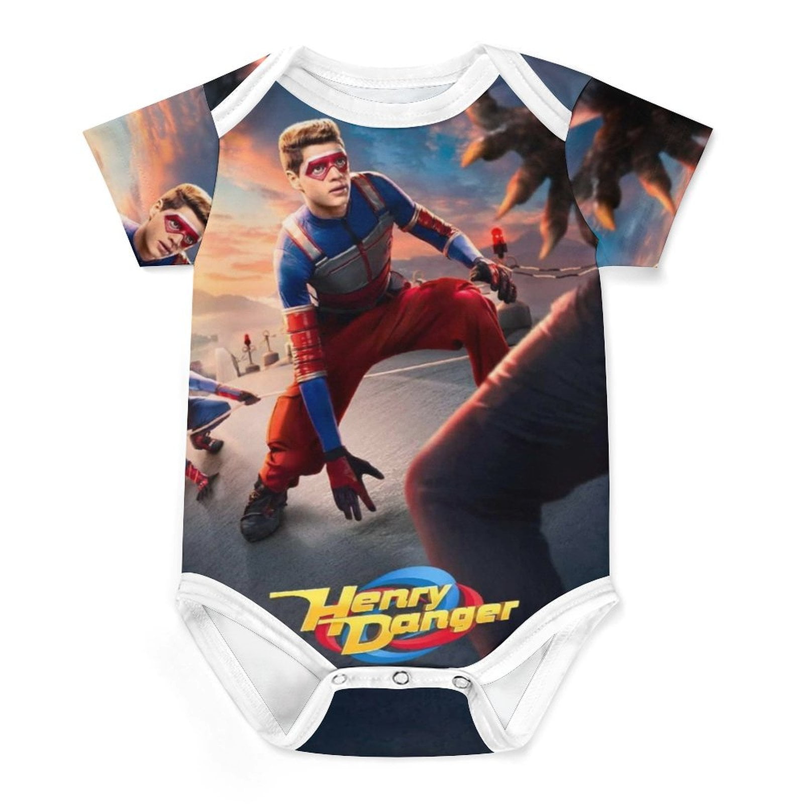 Henry Danger Baby Boy Girl Short Sleeve Romper Clothes Bodysuit Baby ...