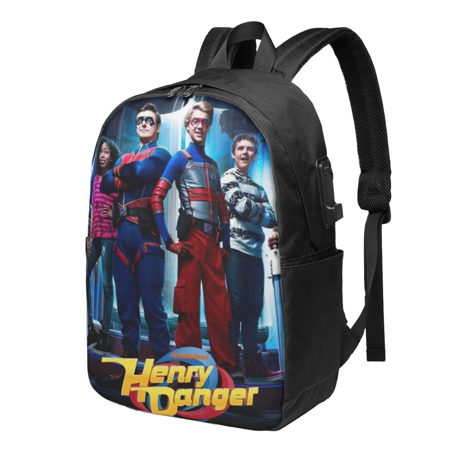 Henry Danger Backpack With Usb Port Laptop Backpack Travel Hiking Bag ...