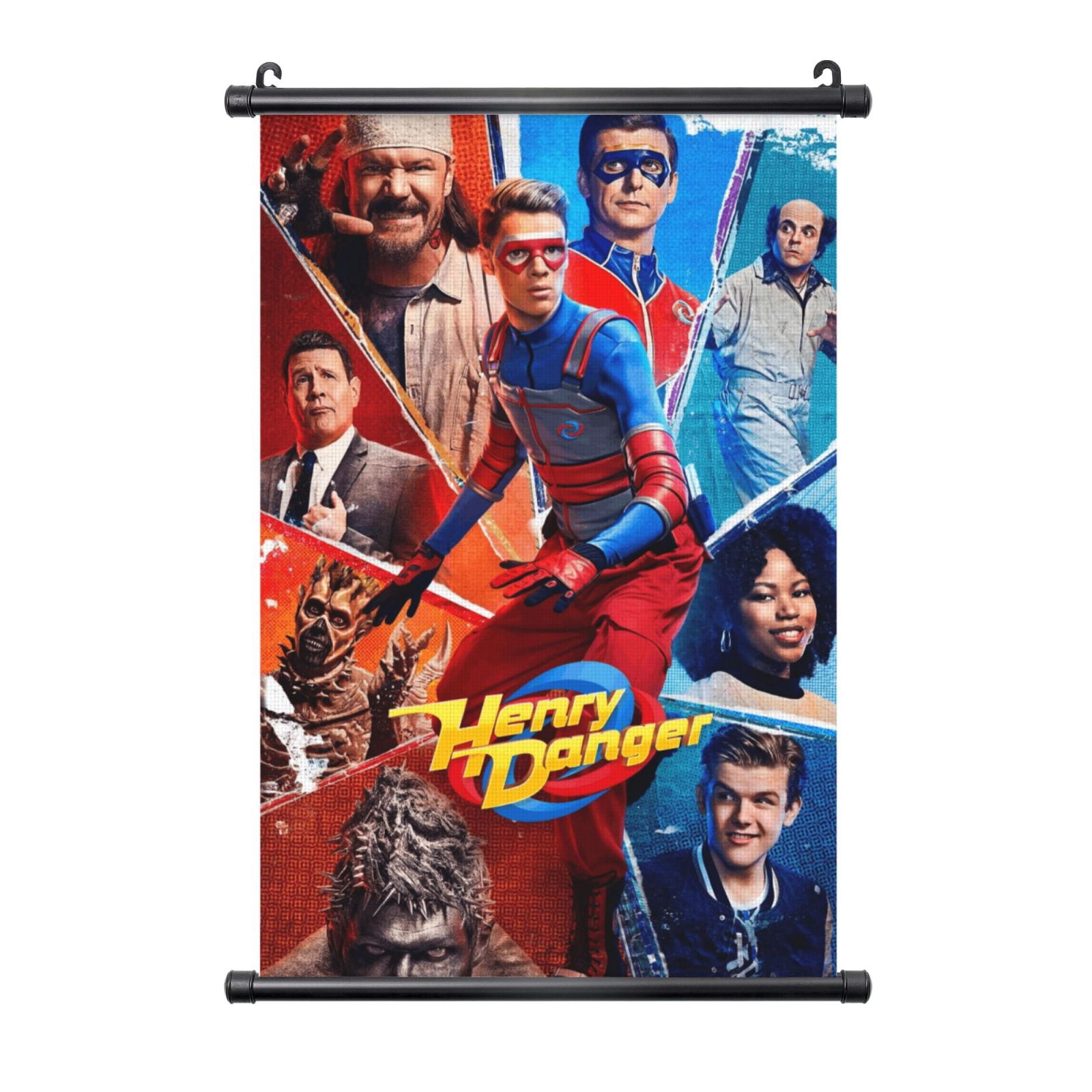 Henry Danger Black Plastic Shaft Hanging Poster Decor Canvas Wall ...