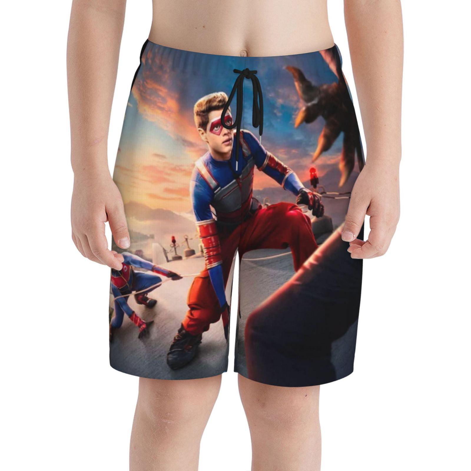Henry Danger Boy's Swim Trunks Quick Dry Board Shorts Kids Beach Swim ...