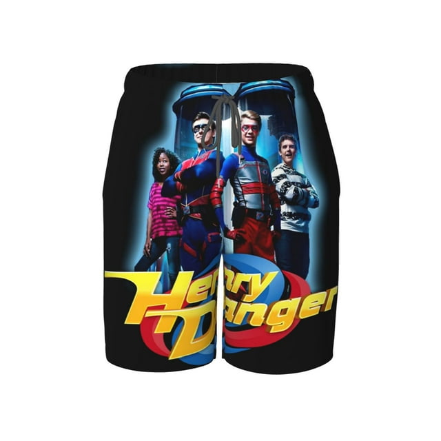 Henry Danger Boys Swim Trunks with Mesh Liner Bathing Suits Quick Dry ...
