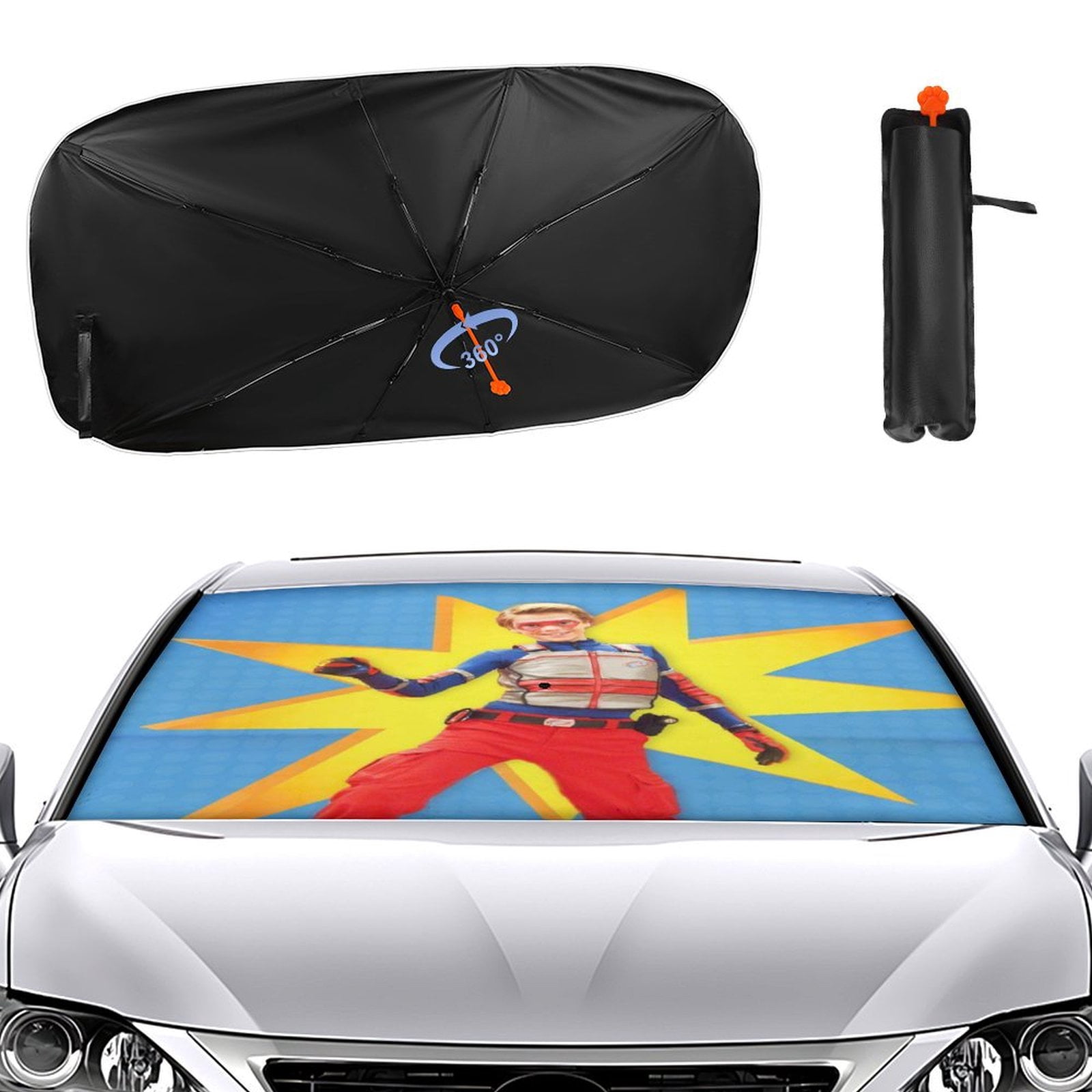 Henry Danger Car Windshield Sun Shade Umbrella, UV Protection & Heat ...