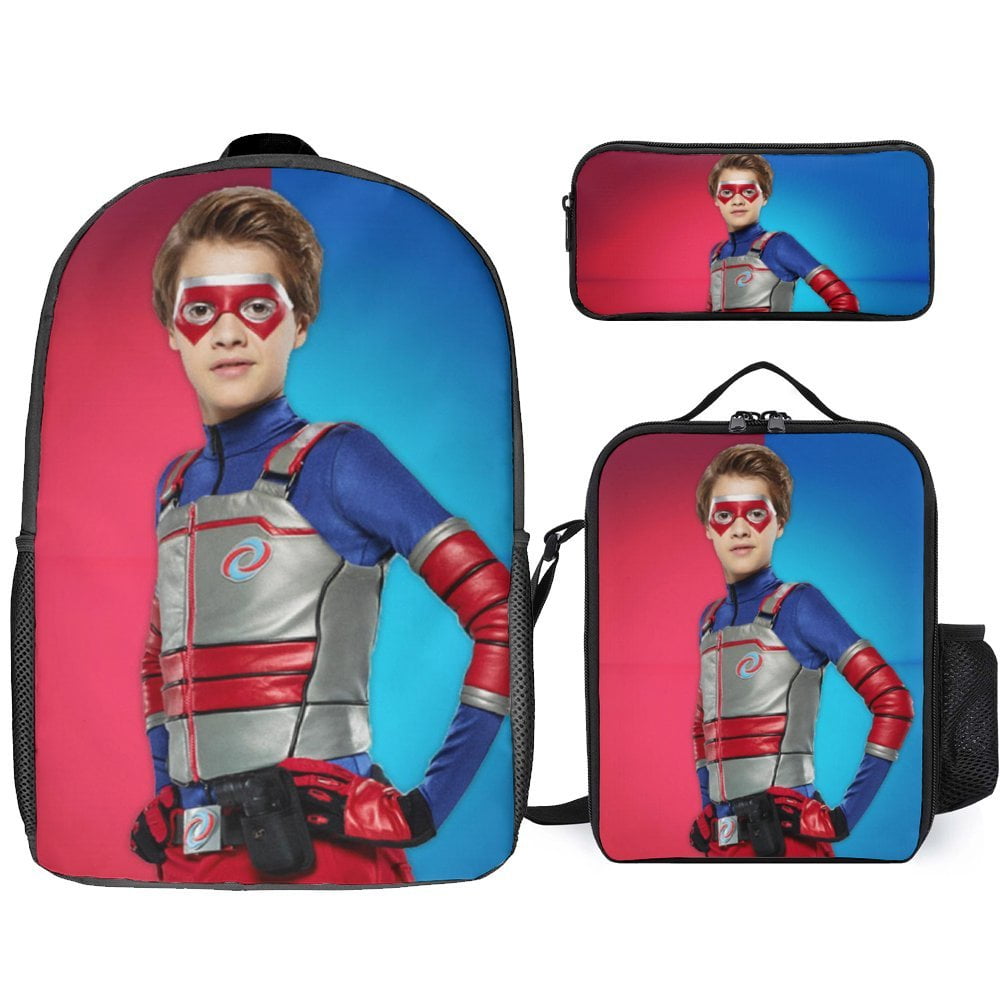 Henry Danger Cartoon Laptop Backpack With Pencil Case Lunch Bag 3 ...