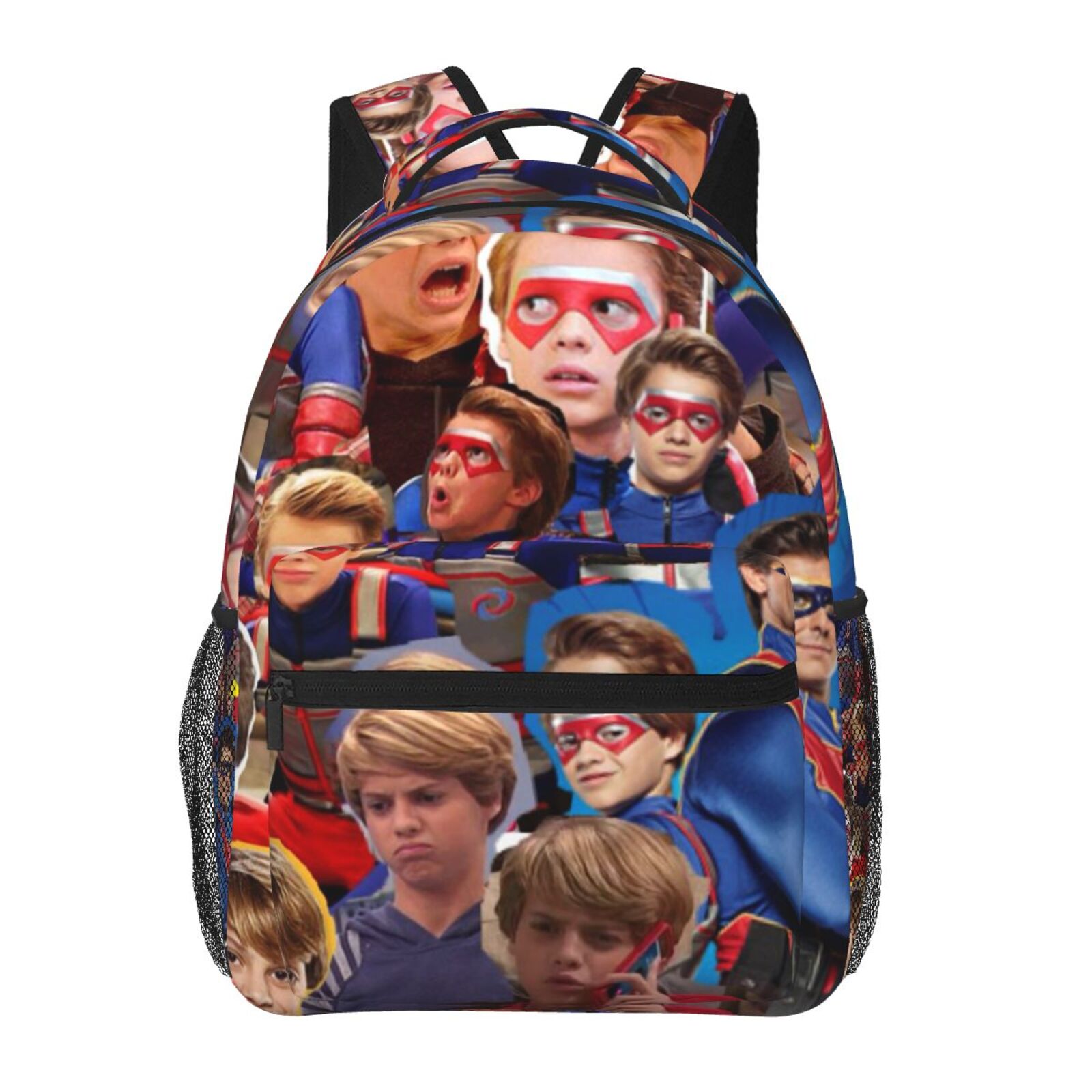 Henry Danger Character Adjustable Laptop Backpack School Student Book ...