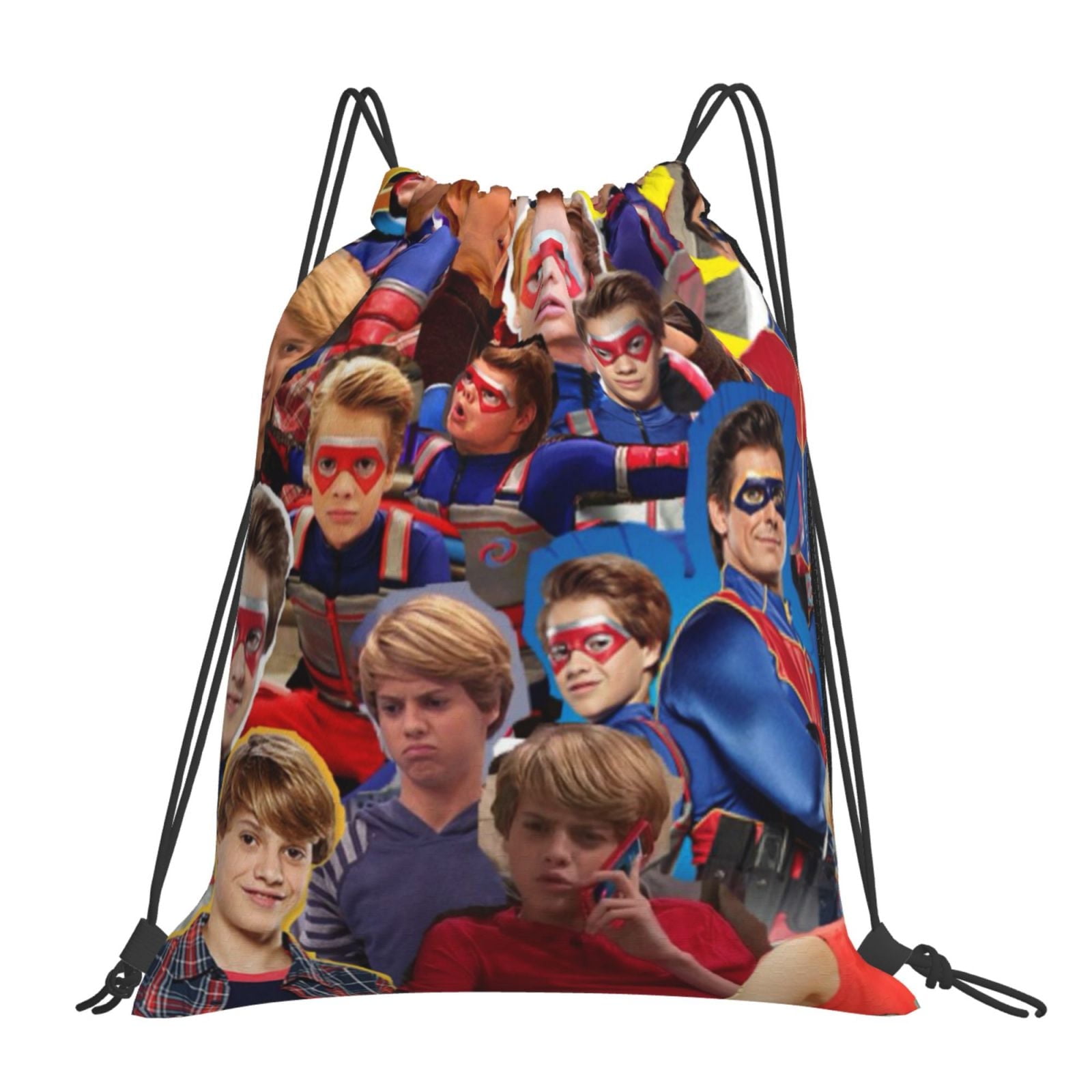 Henry Danger Character Drawstring Bags Gym Sport String Bag Outdoor ...