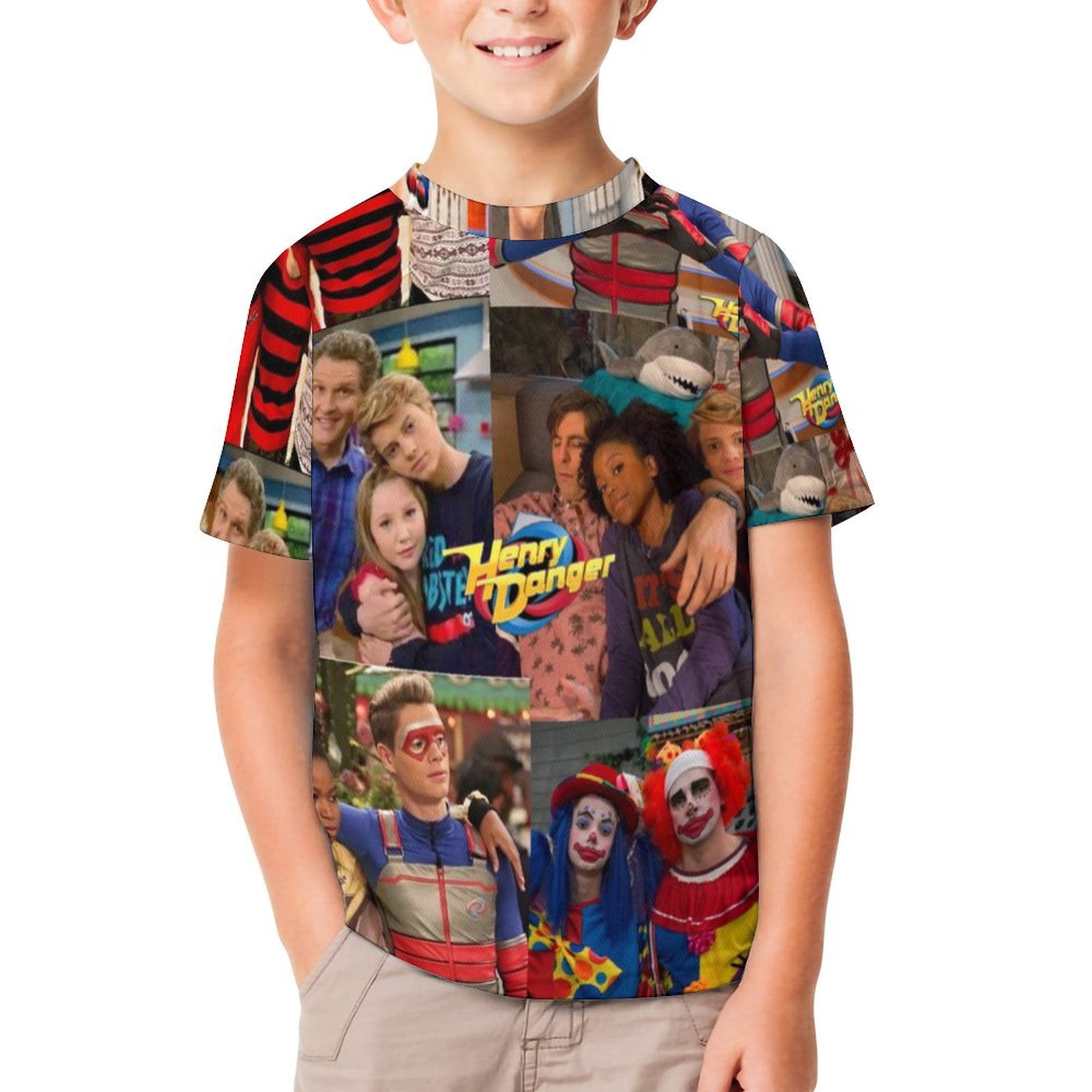 Henry Danger Children's T-shirt Summer Cool Tee Tops Short Sleeve ...