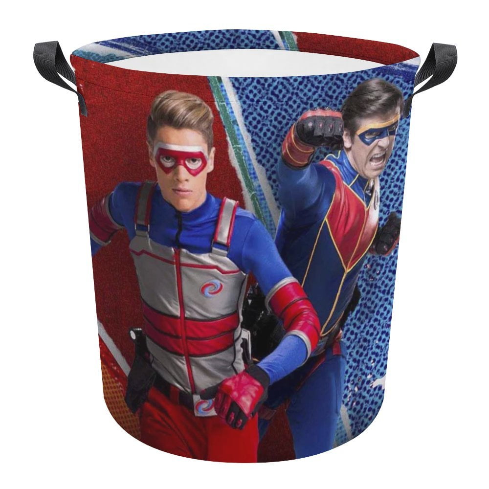 Henry Danger Circular Laundry Hamper Foldable Large Storage Baskets ...