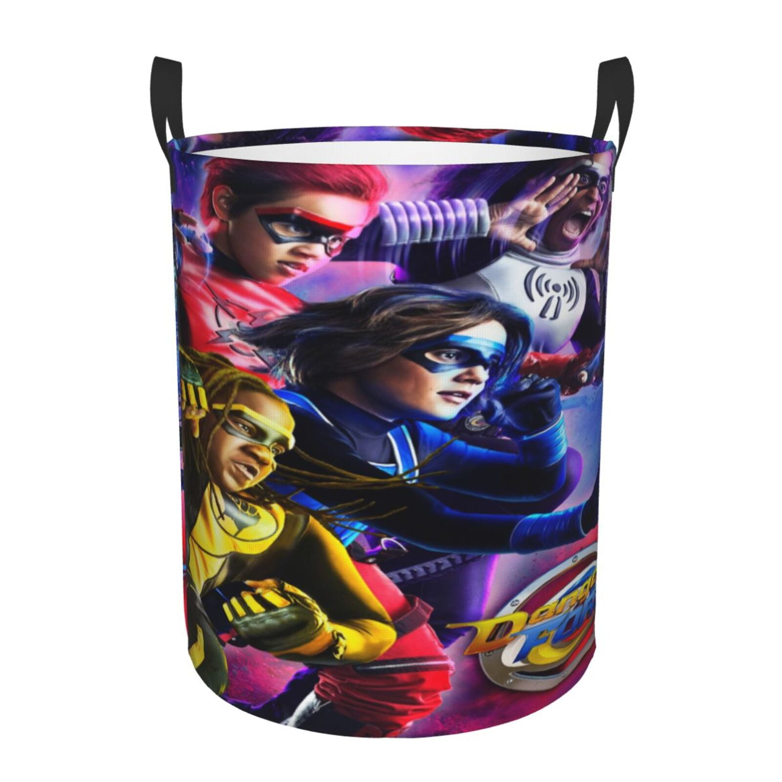 Henry Danger Collapsible Laundry Basket Cartoon Laundry Hamper with Handles, Waterproof ...