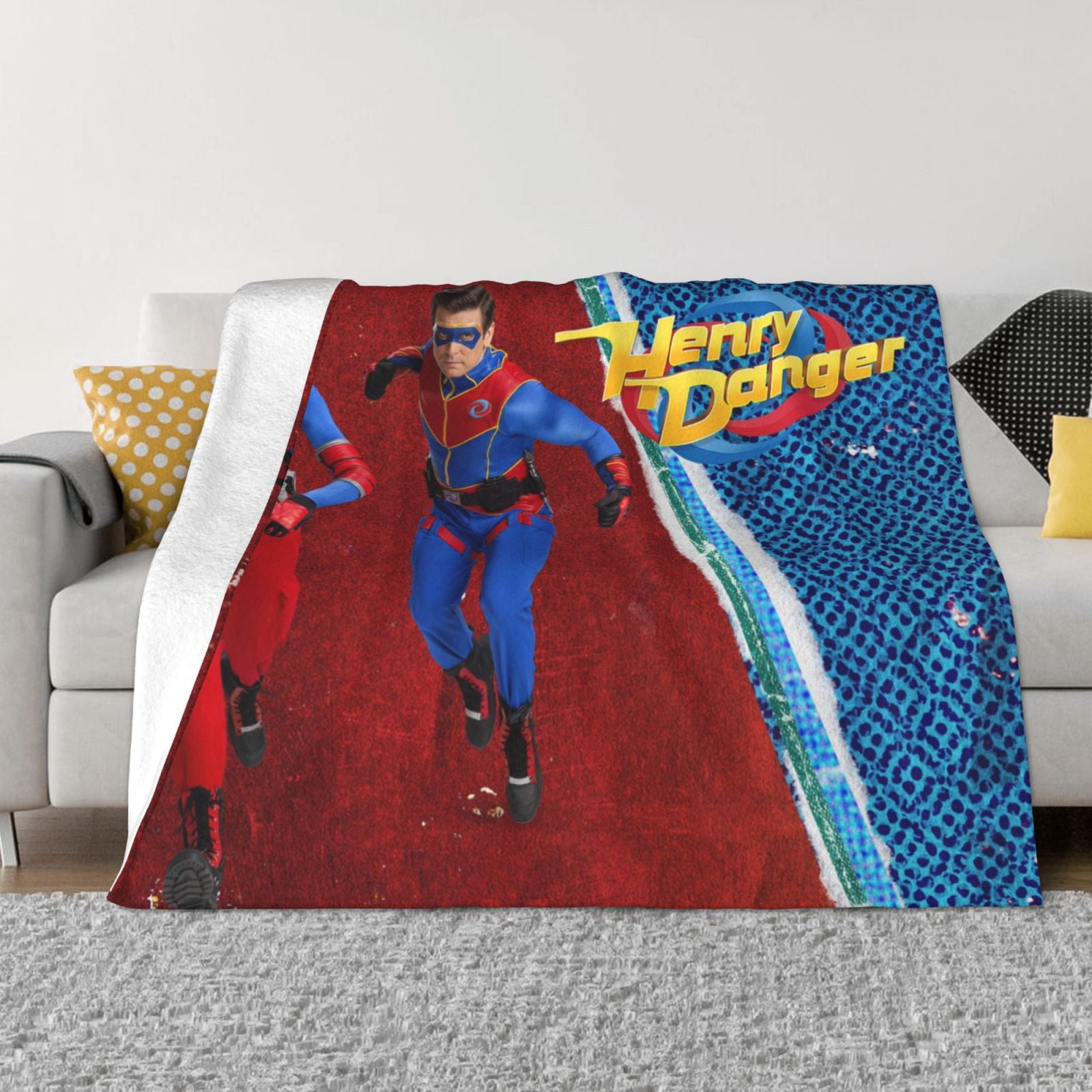 Henry Danger Flannel Blanket Cozy Ultra-Soft Micro Fleece Throw Blanket ...