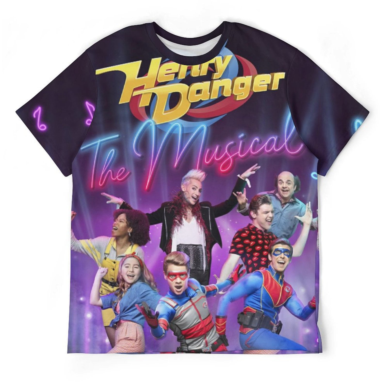 Henry Danger Force Musical Unisex Short-sleeve Shirt For Men Women ...