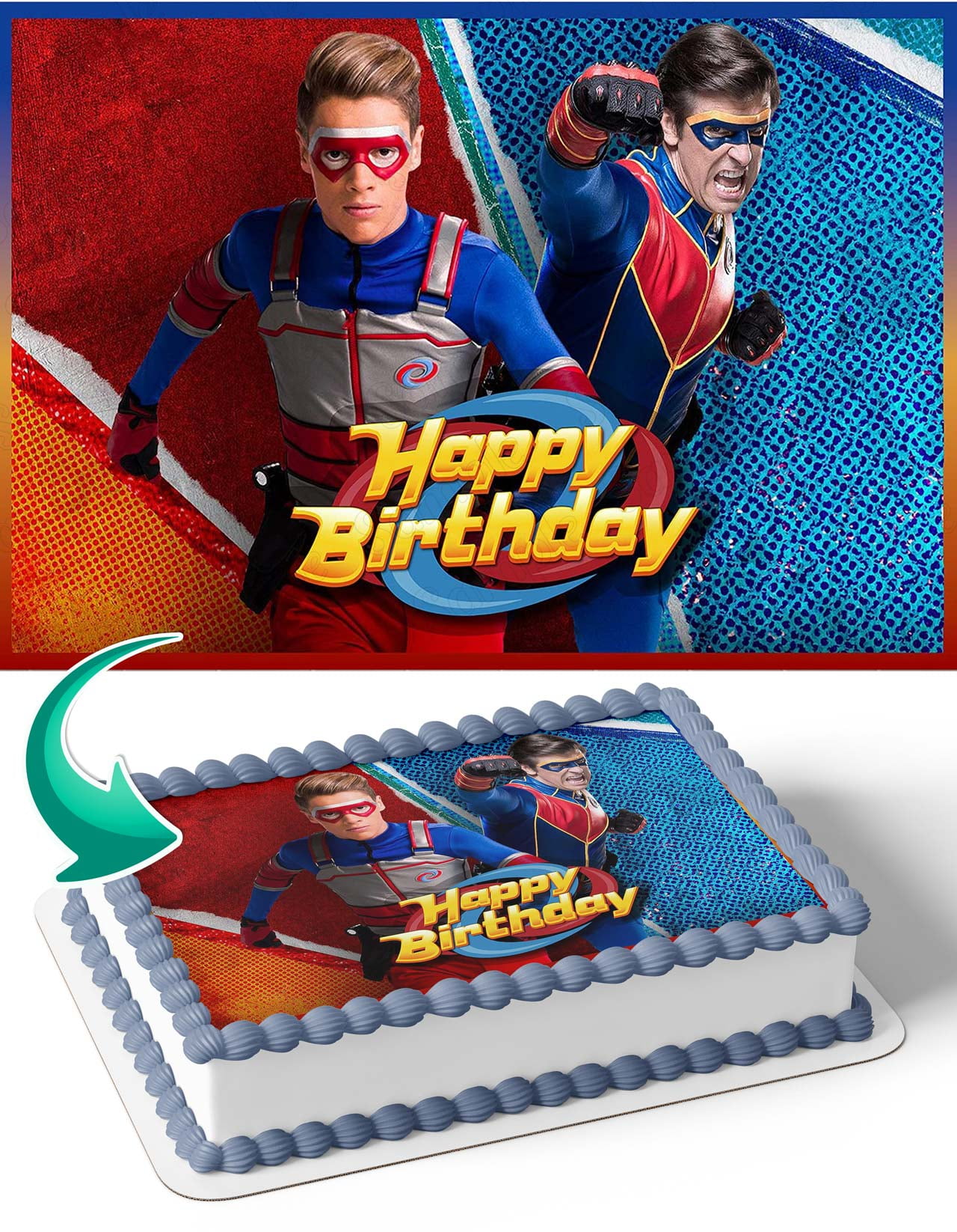 Henry Danger HDG Edible Image Cake Topper Personalized Birthday Sheet ...