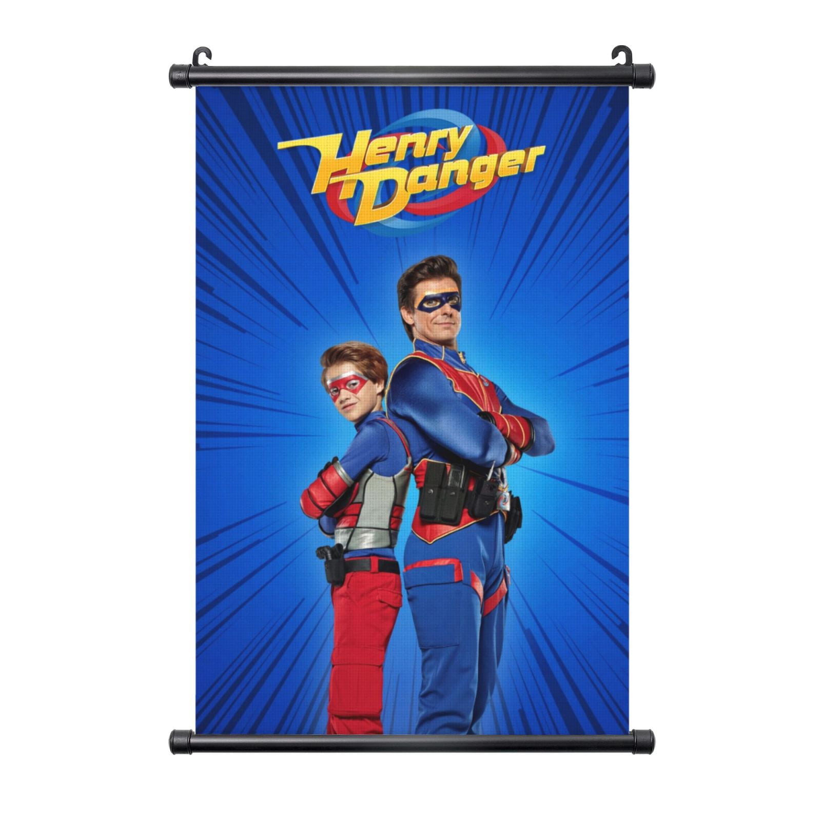Henry Danger Hanging Poster Plastic Shaft Canvas Wall Hanging Banner ...
