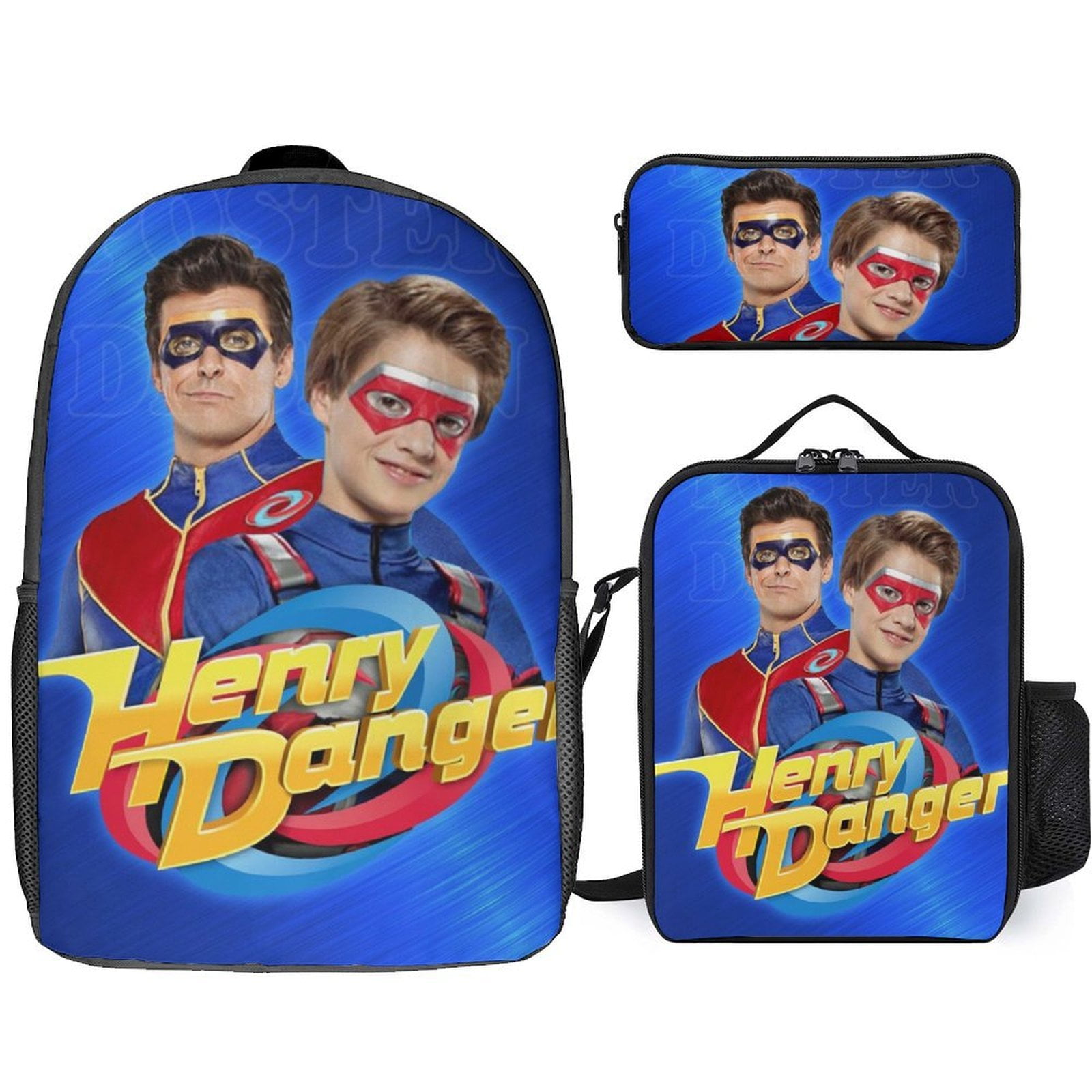 Henry Danger Laptop Backpack With Pencil Case Lunch Bag 3 Pieces Set ...