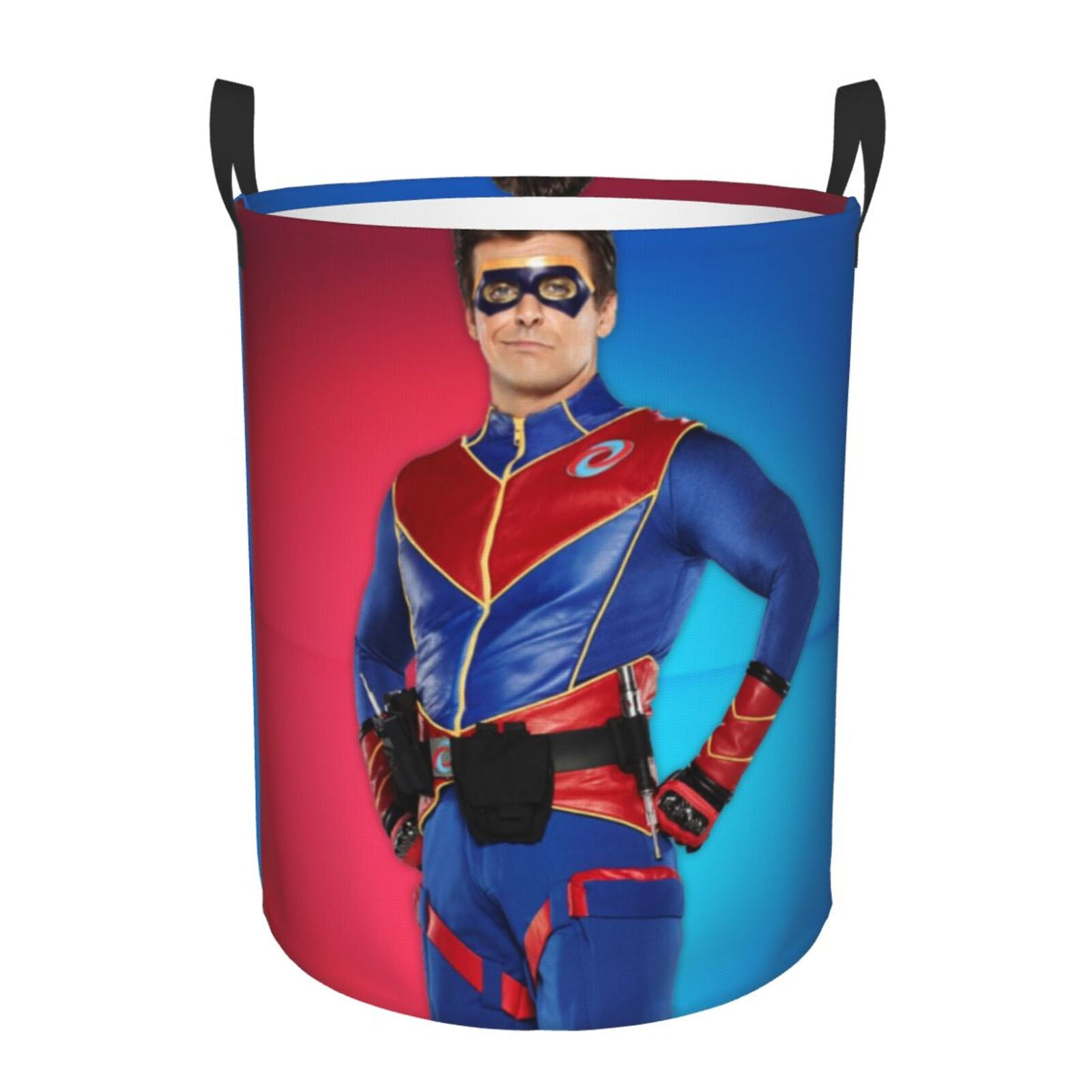 Henry Danger Large Laundry Hamper, Collapsible Laundry Basket With Handles, Tall Storage Basket ...