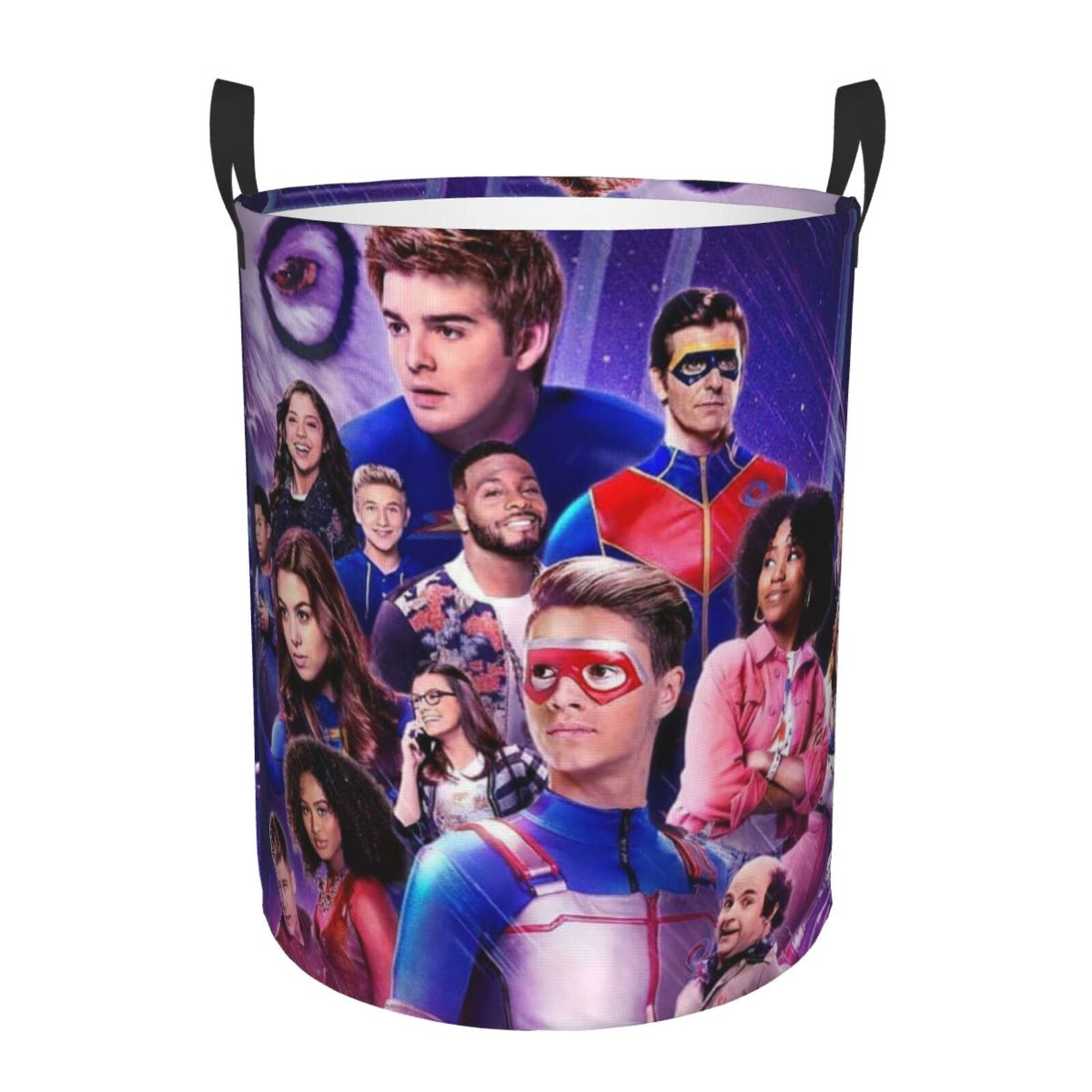 Henry Danger Large Laundry Hamper, Collapsible Laundry Basket With Handles, Tall Storage Basket ...