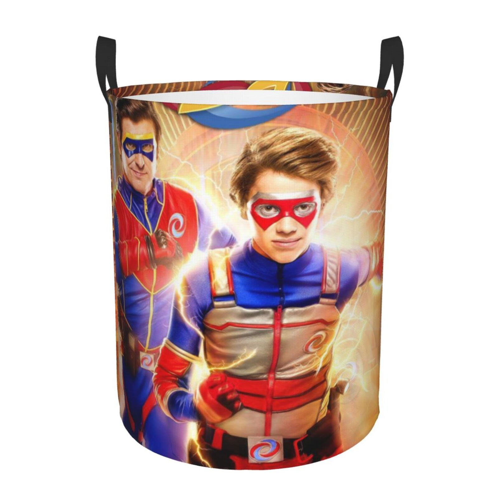 Henry Danger Large Laundry Hamper, Collapsible Laundry Basket With Handles, Tall Storage Basket ...