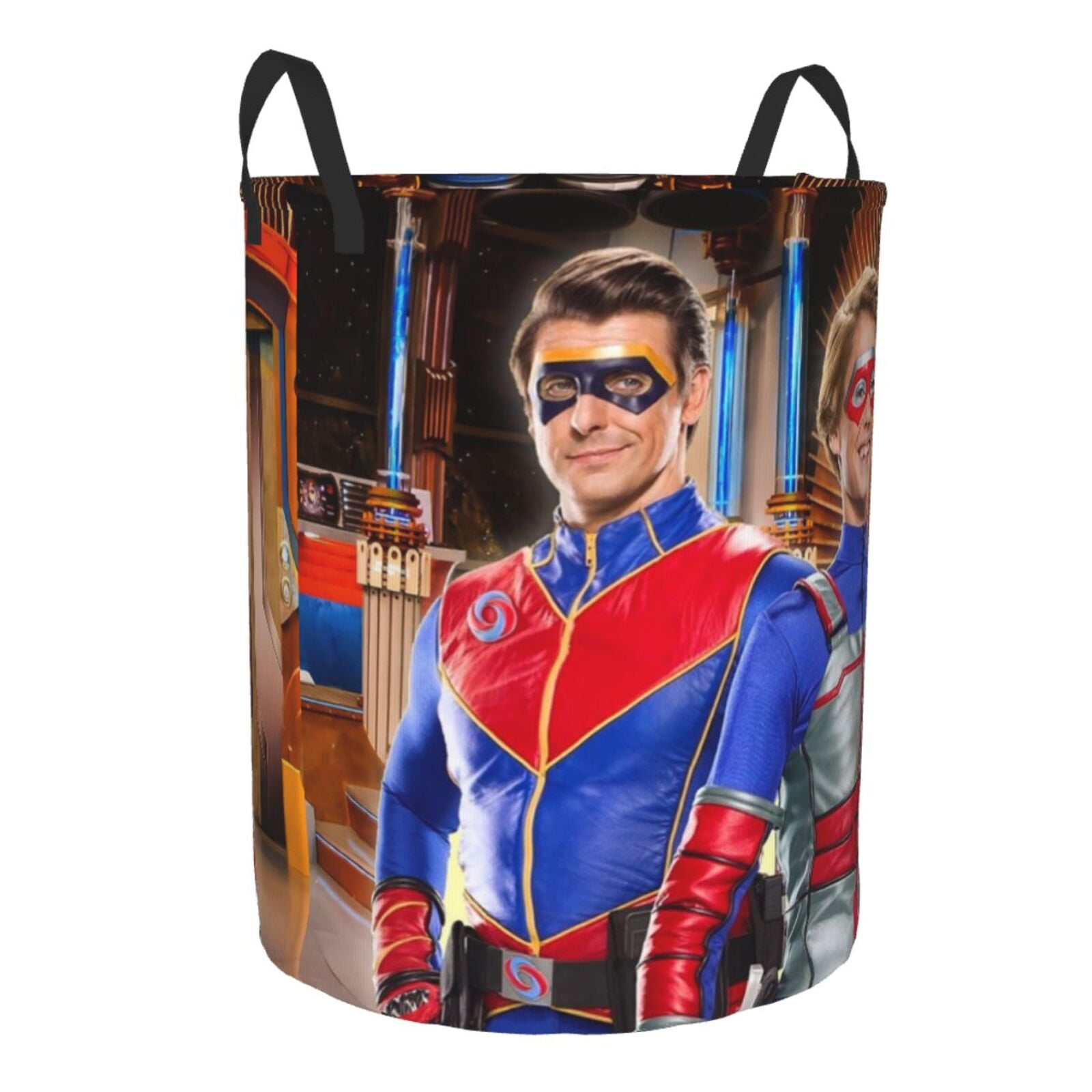 Henry Danger Large Laundry Hamper, Collapsible Laundry Basket With Handles, Tall Storage Basket ...